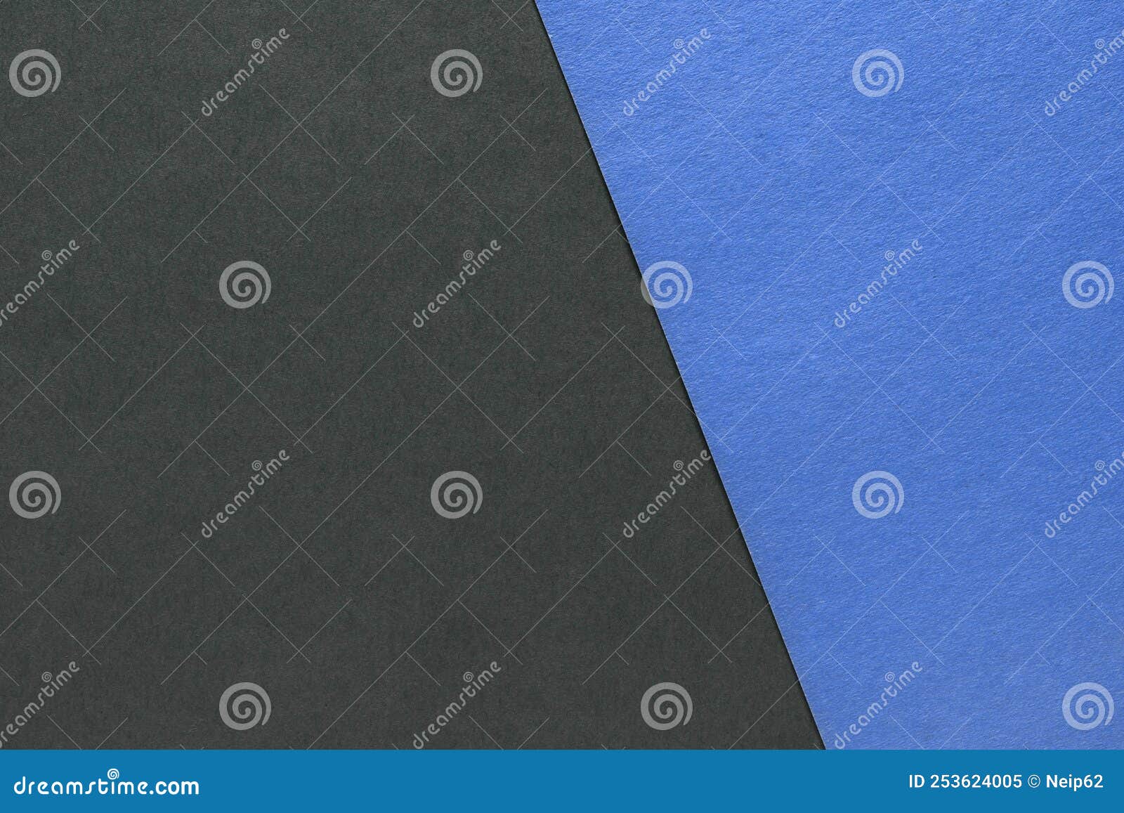 Two Color, Gray and Blue, Textured Paper Background. Texture with Blank ...
