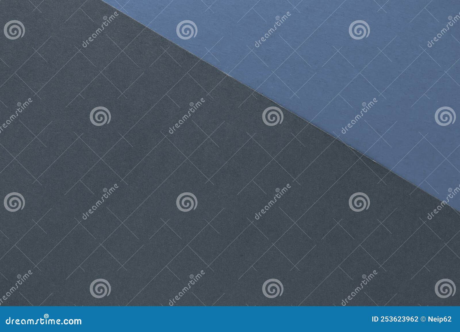 Two Color, Gray and Blue, Textured Paper Background. Texture with Blank ...