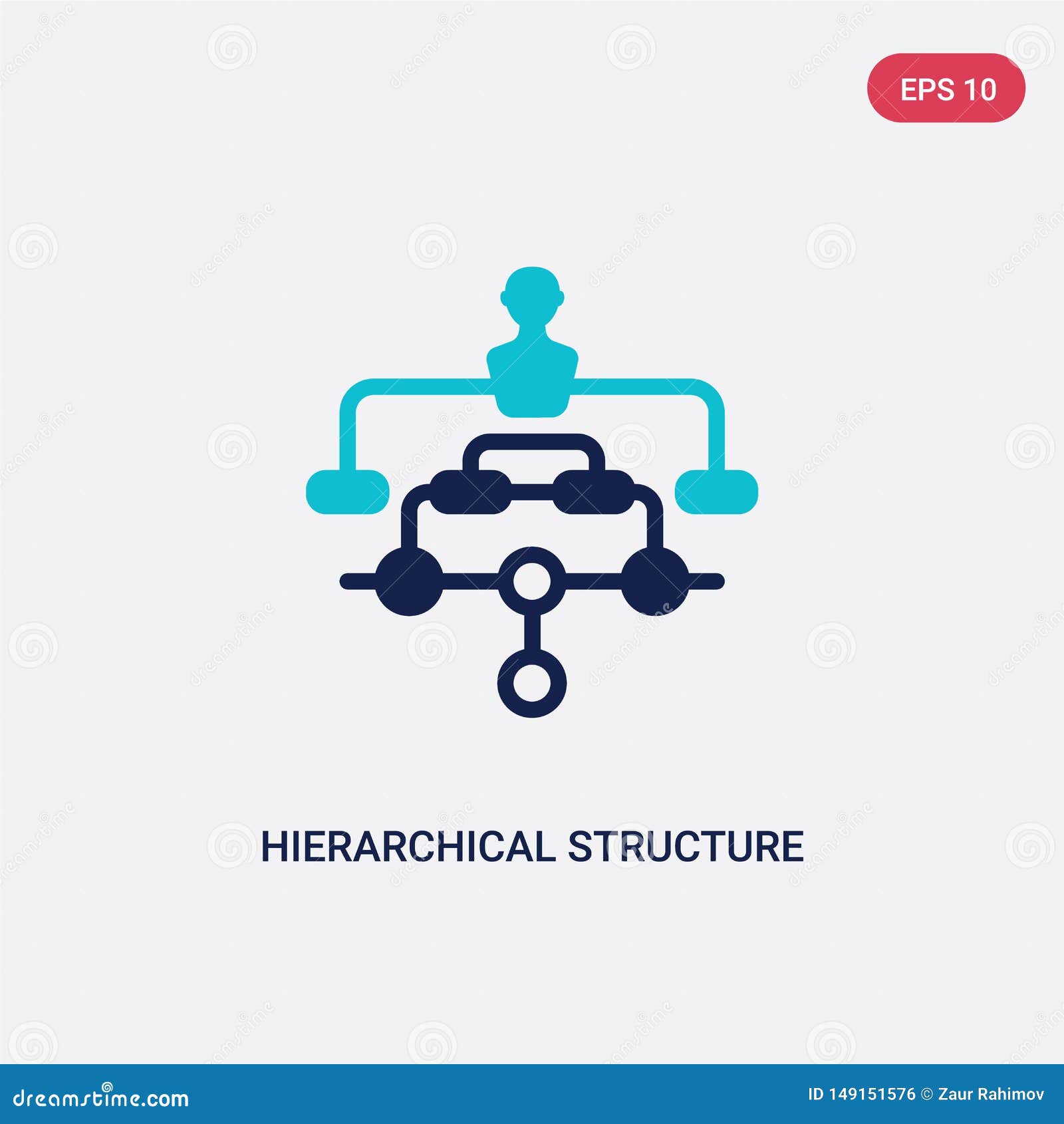 Two Color Hierarchical Structure Vector Icon from Digital Economy ... Two Color Hierarchical Structure Vector Icon from Digital Economy ...