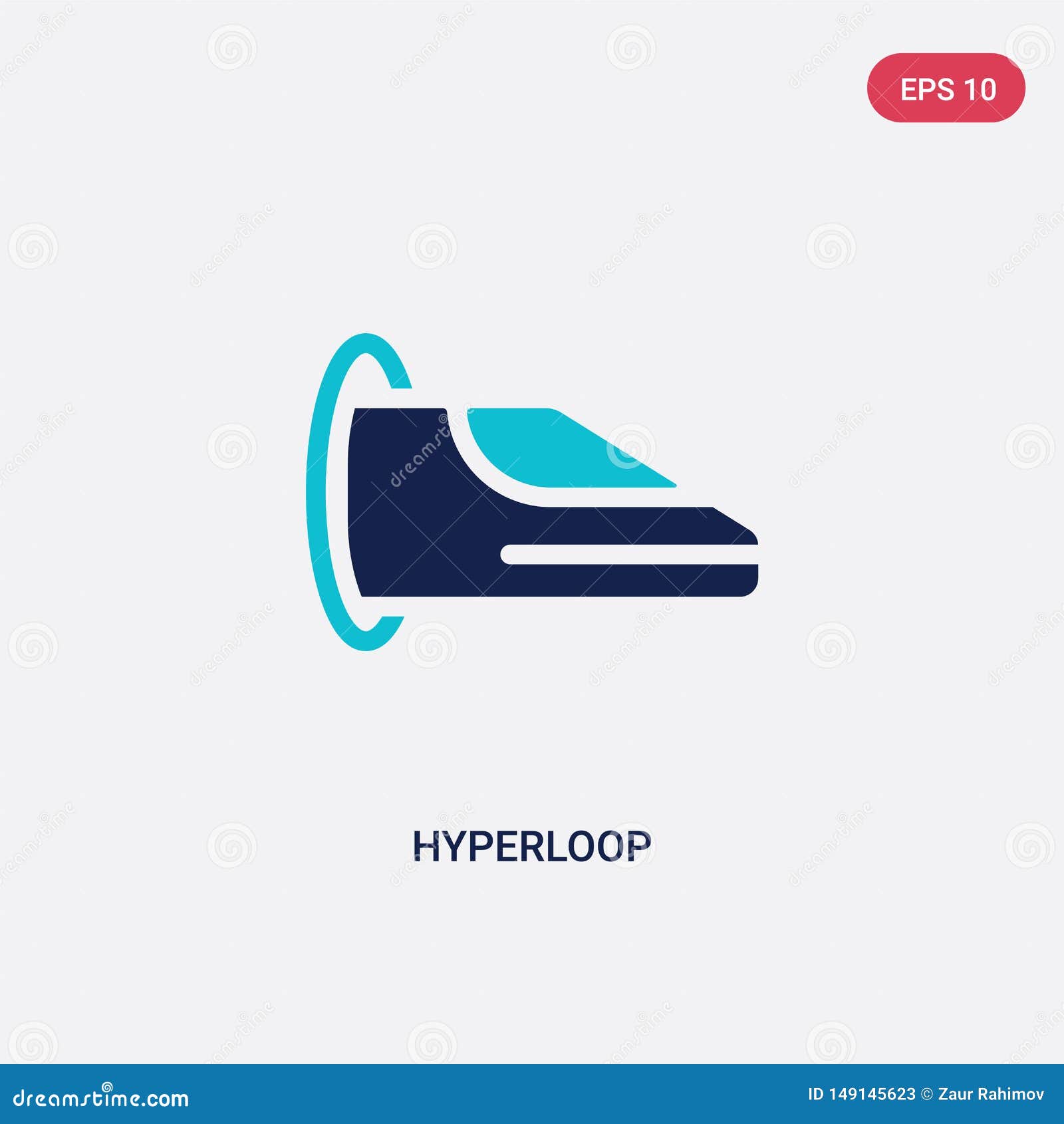 Hyperloop Concept. Night Neon City In Synthwave Style. New York Urban ...