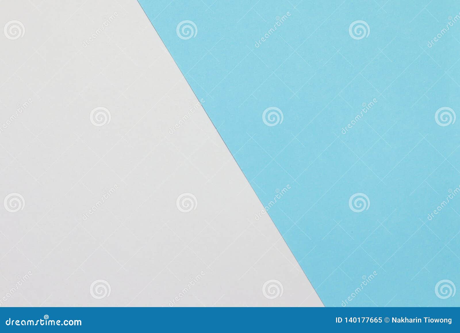 Two Color Paper with Blue and White Overlap on the Floor and Split Half ...