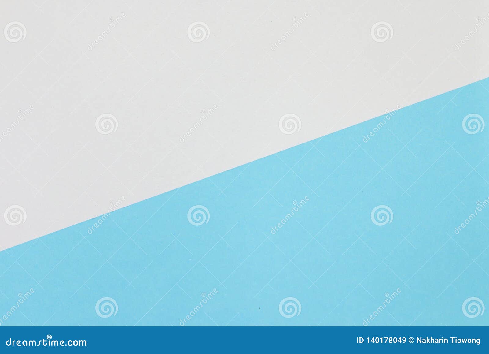 Two Color Paper with Blue and White Overlap on the Floor and Split Half ...