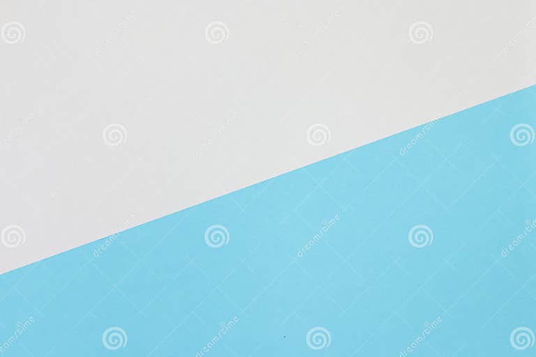 Two Color Paper with Blue and White Overlap on the Floor and Split Half ...