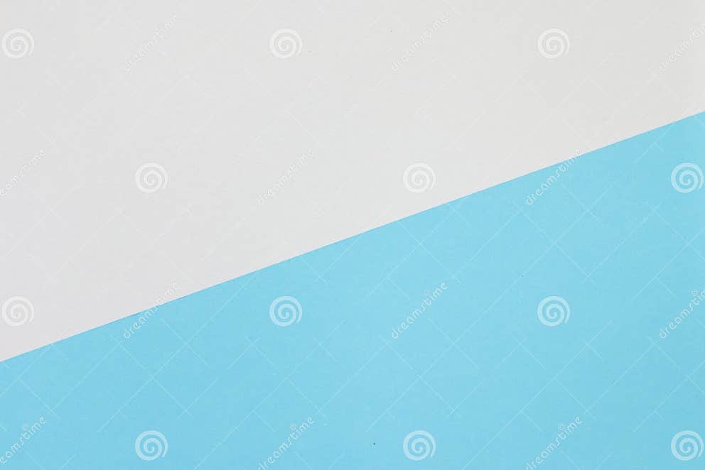 Two Color Paper with Blue and White Overlap on the Floor and Split Half ...