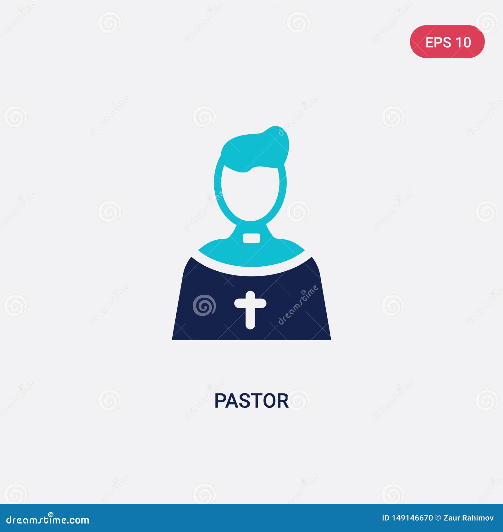 Pastor Vector Icon On White Background. Flat Vector Pastor Icon Symbol ... Pastor Vector Icon On White Background. Flat Vector Pastor Icon Symbol ...