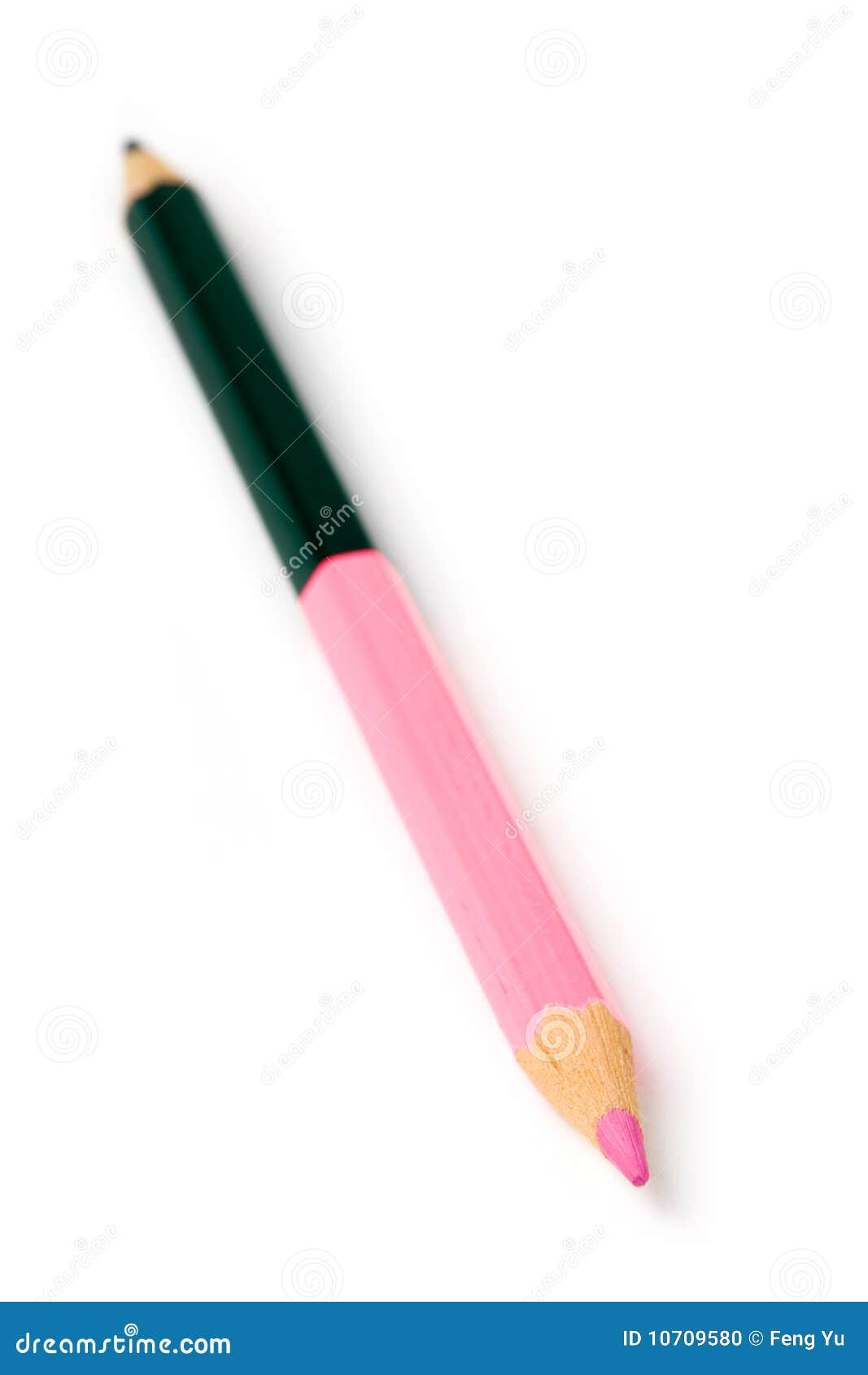 Two color pencil stock photo. Image of supply, green - 10709580