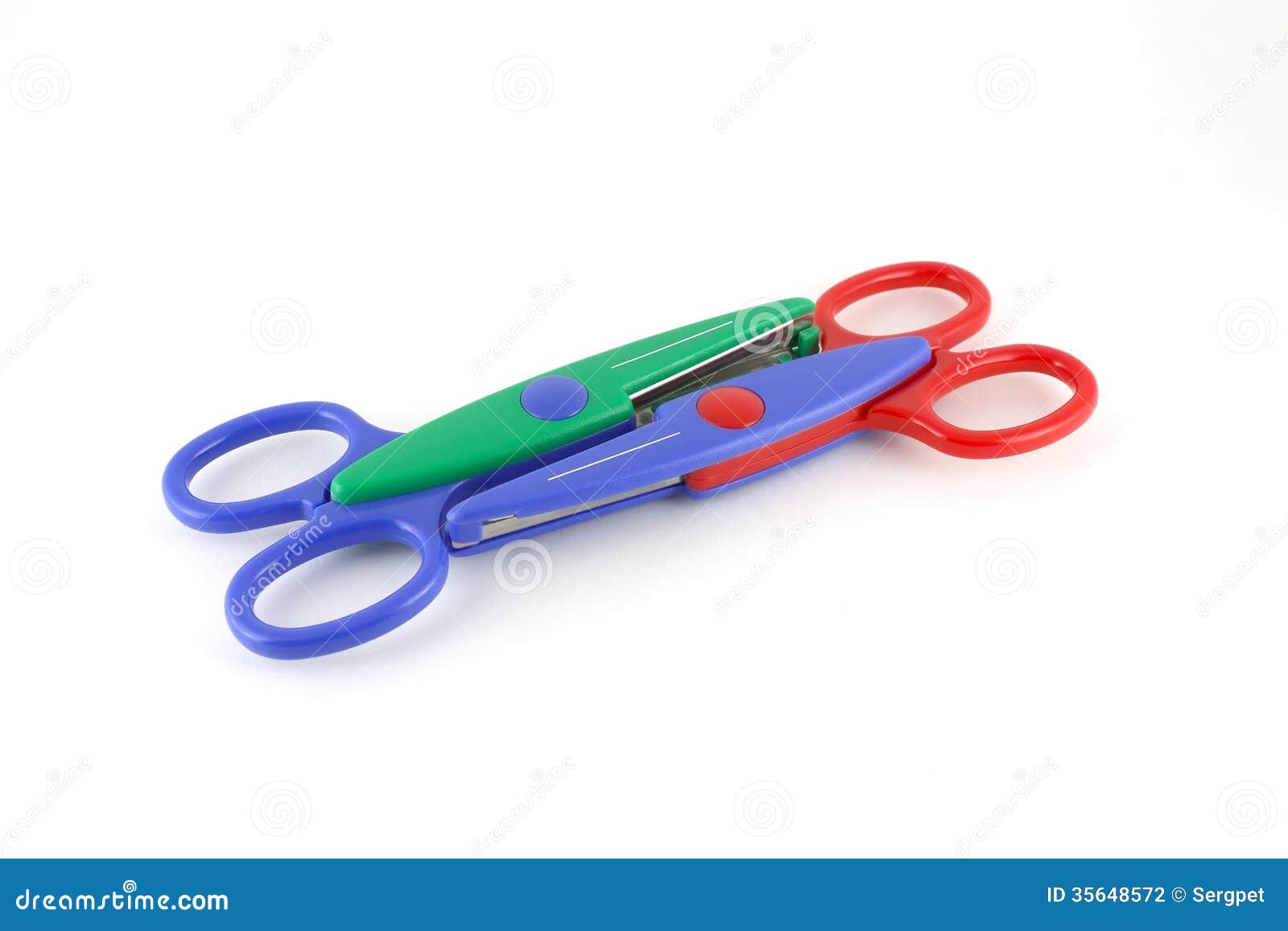Two color scissors stock photo. Image of design, scissors - 35648572