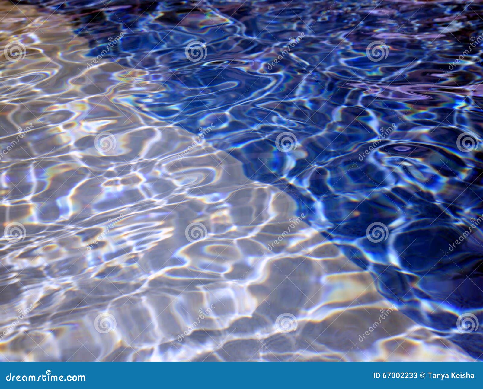 Two-color Tints of Water in a Swimming-pool Stock Image - Image of ...