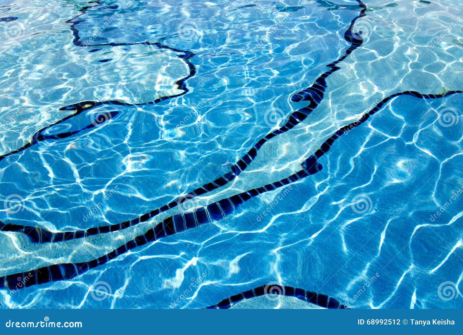 Two-color Tints of Water in a Swimming-pool Stock Photo - Image of ...