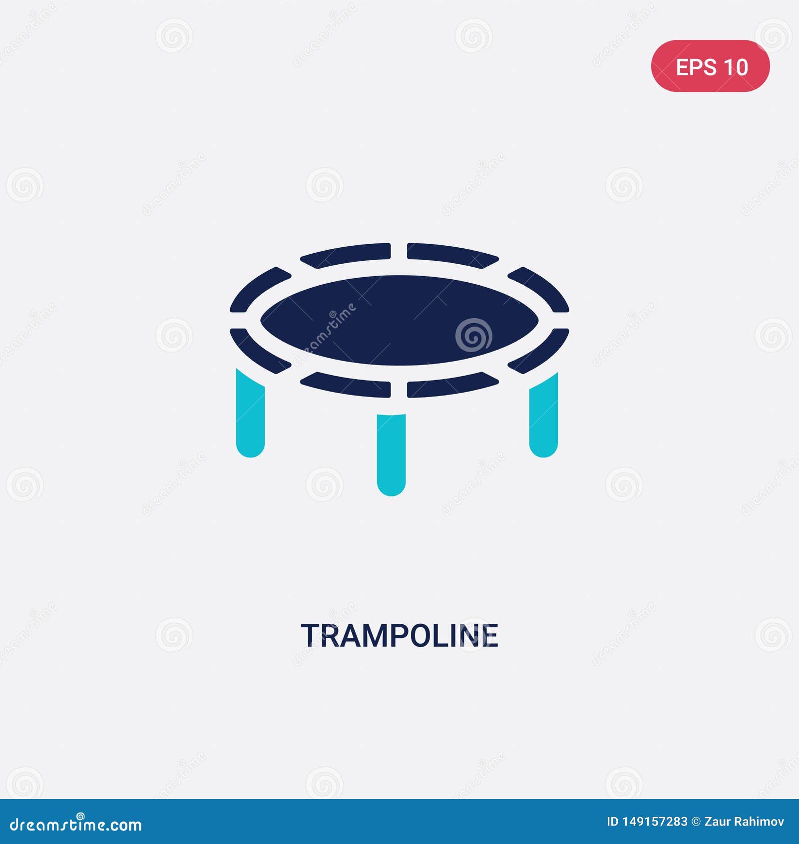 Trampoline. Vector Drawing | CartoonDealer.com #131382295 Trampoline. Vector Drawing | CartoonDealer.com #131382295