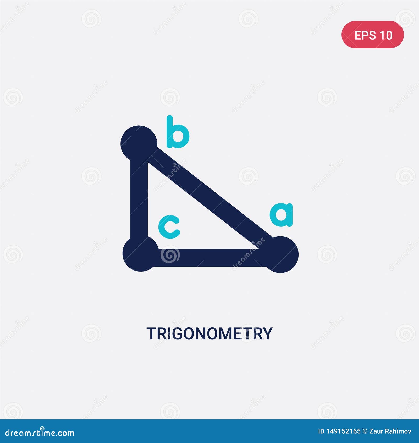 Trigonometry Vector Colorful Illustration Or Banner | CartoonDealer.com ...