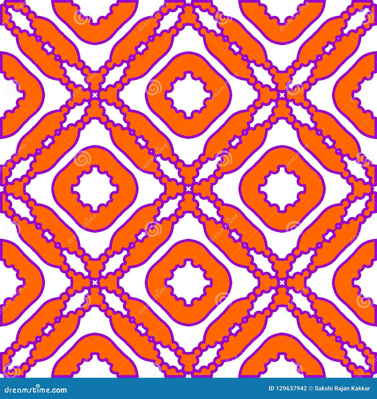 Two Color Vector and Abstract Repeat Design Stock Vector - Illustration ...