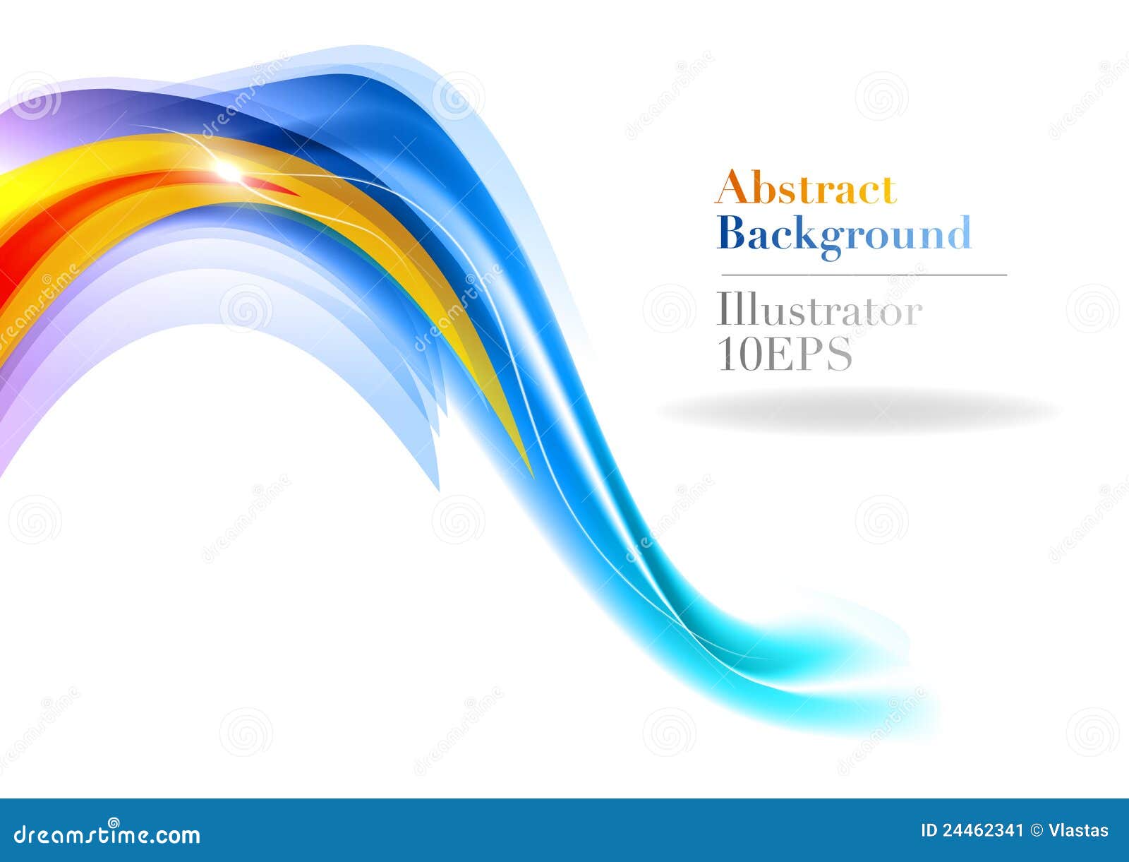 Two color wave stock vector. Illustration of cyan, border - 24462341