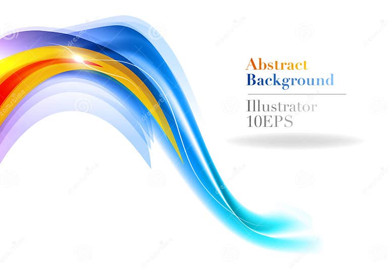 Two color wave stock vector. Illustration of cyan, border - 24462341