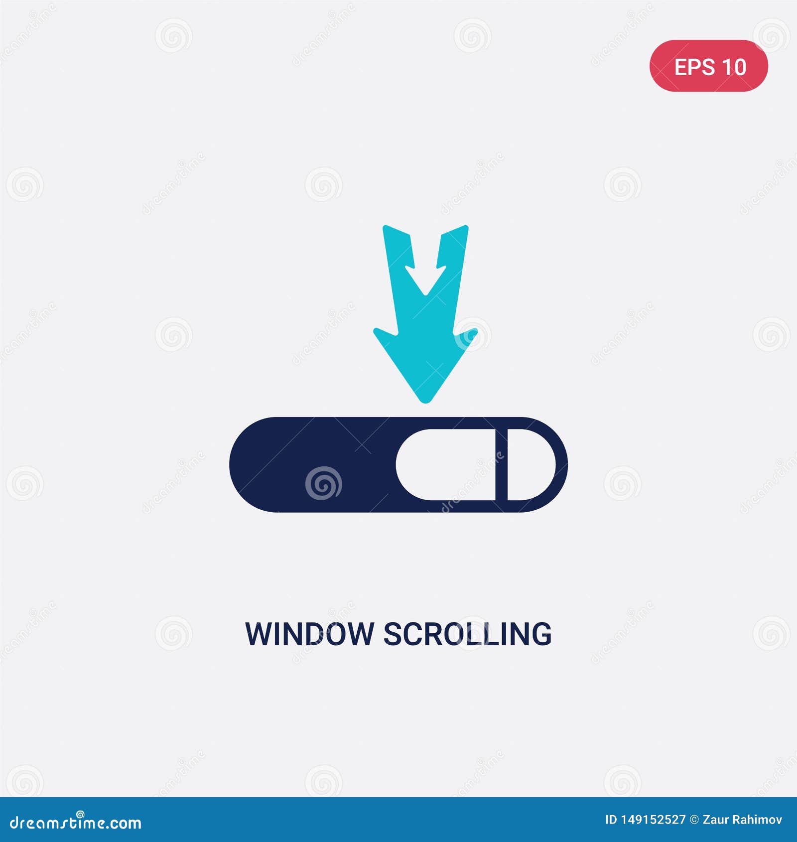 Two Color Window Scrolling Medium Vector Icon from Education Concept ... Two Color Window Scrolling Medium Vector Icon from Education Concept ...