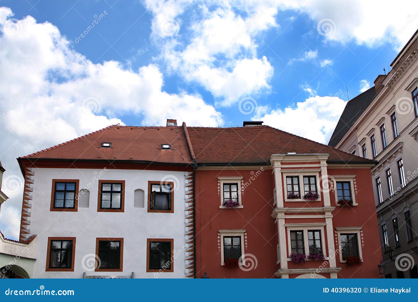 Two-Colored House stock photo. Image of home, residential - 40396320