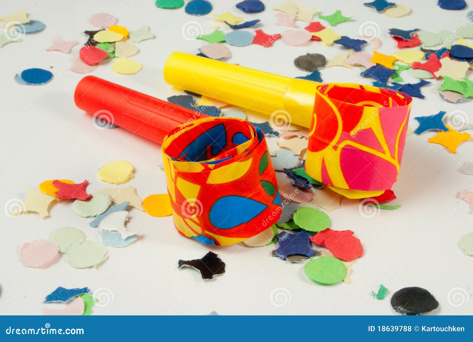 Two colored whistles stock photo. Image of event, funny - 18639788