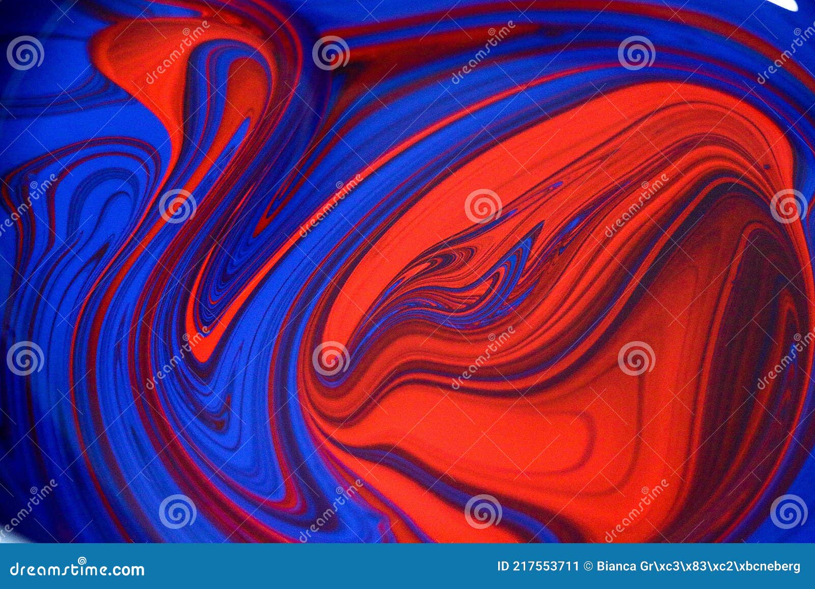 Blue and Red Color Mixed Together Stock Illustration - Illustration of ...