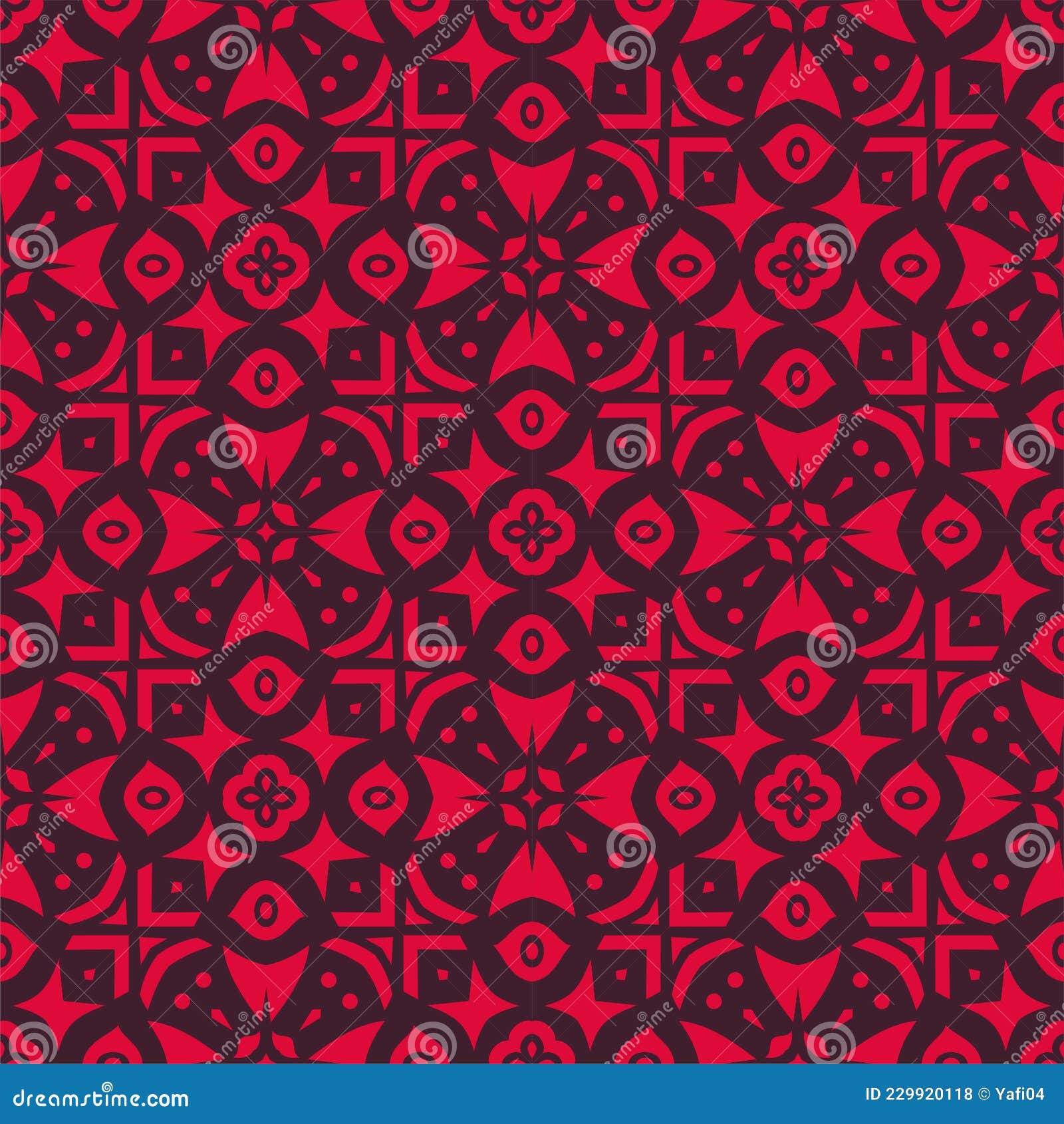 Two Colors Simple Pattern Ornament Background. Seamless Abstract Shape ...