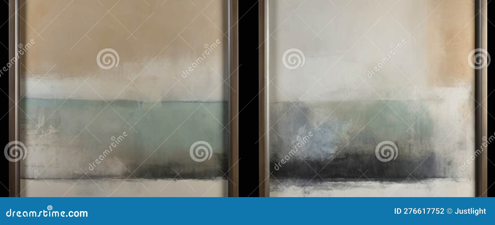 Two Colors Two Tones One Perfect Frame a Minimalist Masterpiece. Stock ...