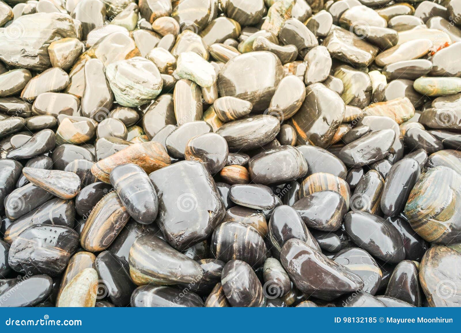 Two Colors of Wet Stone at the Coastline Stock Image - Image of pattern ...