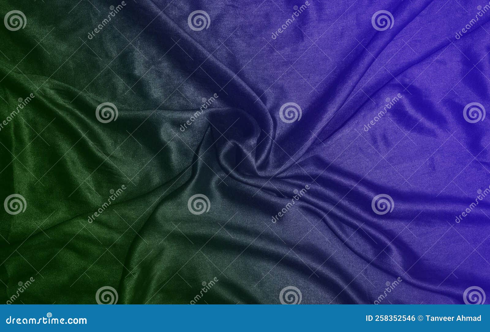 Two Colour Shade of Silk Fabric Closeup View of Background Stock Photo ...