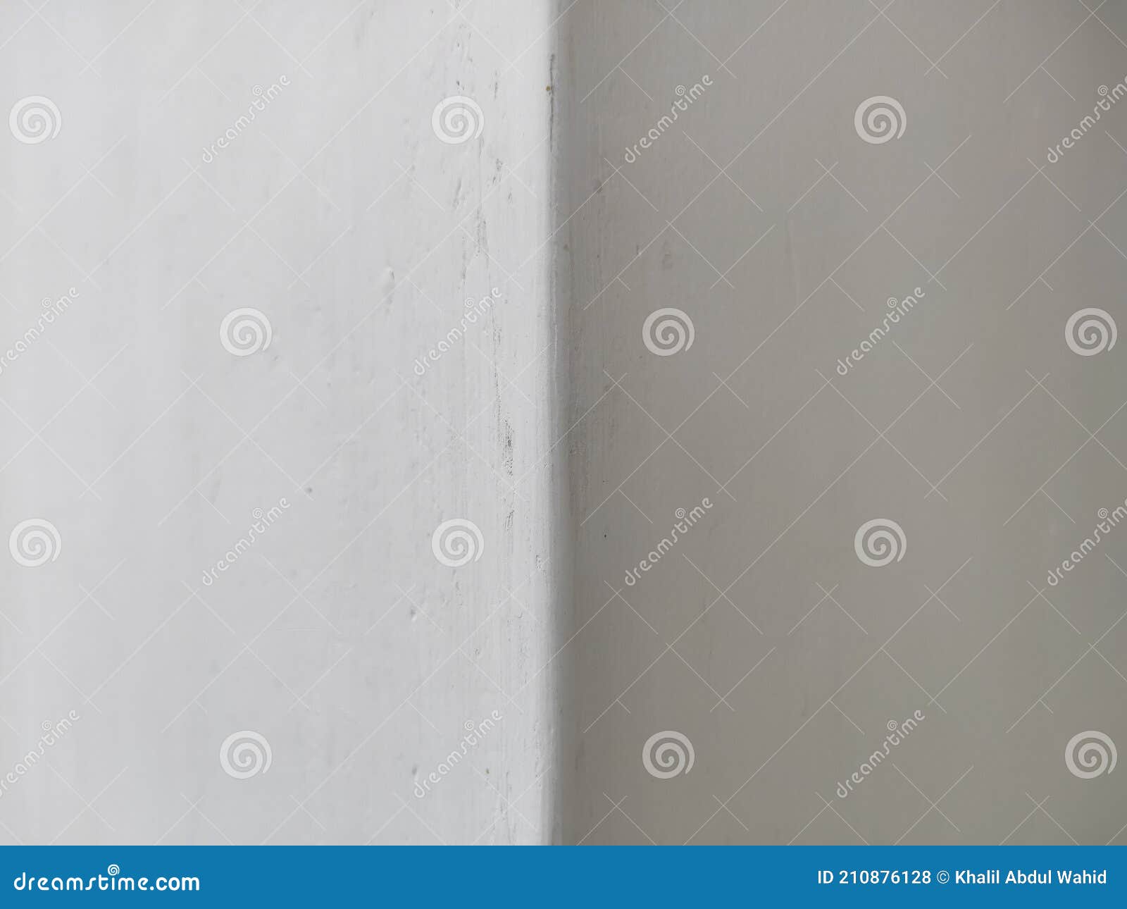 Two Colour on Two Sides of the Wall Stock Photo - Image of floor ...