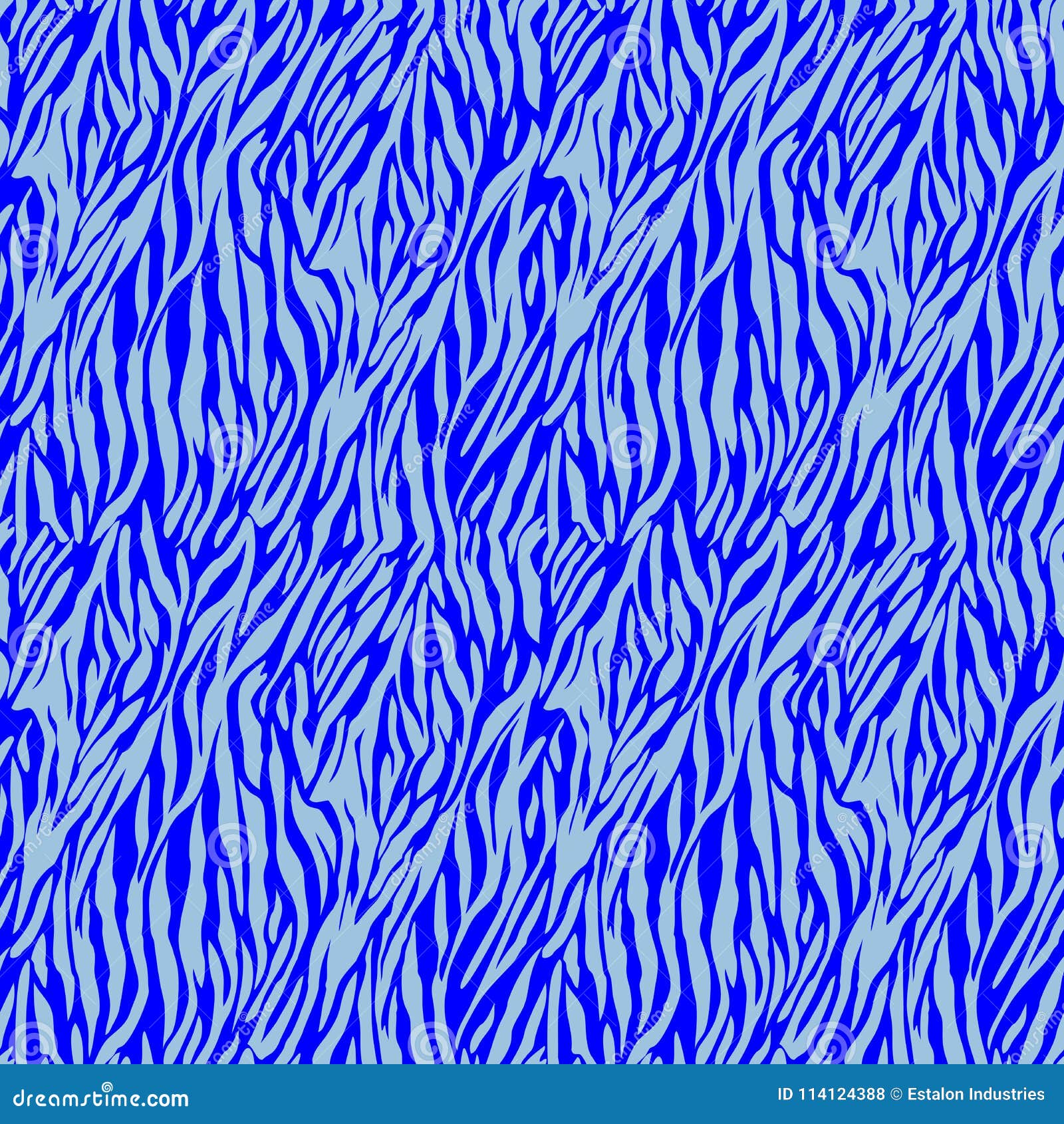 Light Blue on Blue Zebra Stripe Print Seamless Repeat Pattern ...