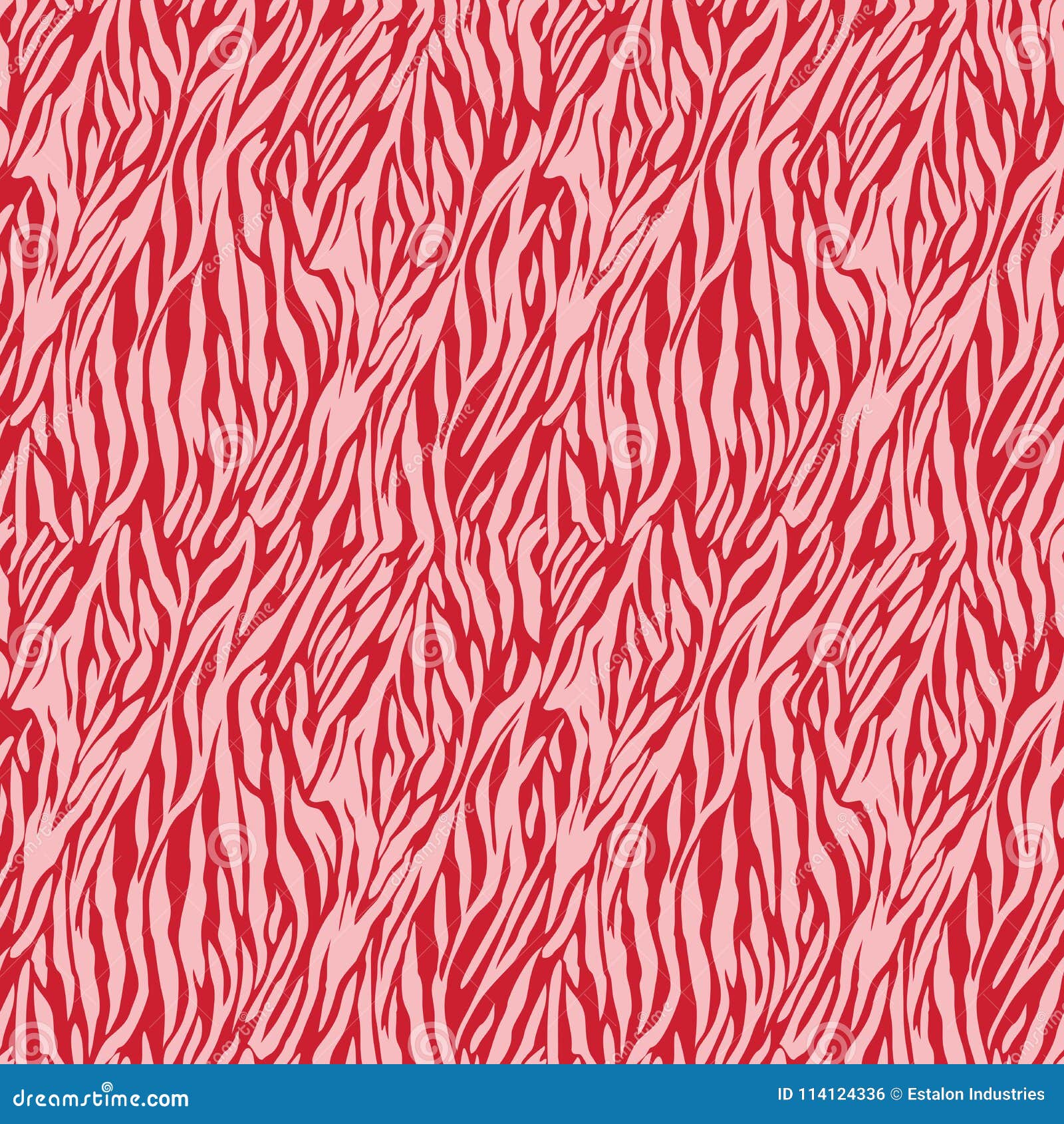 Red Zebra Print