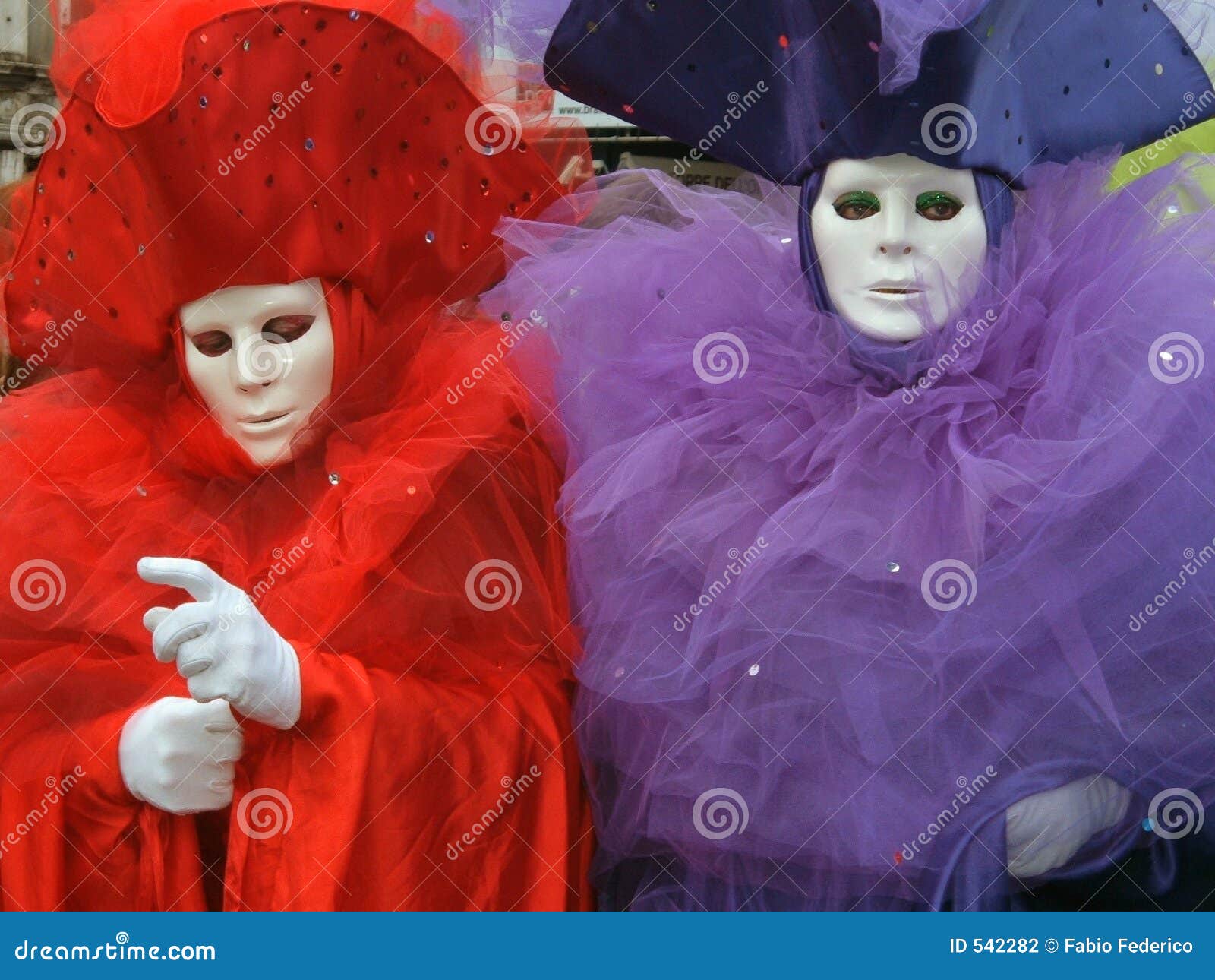 Two Coloured Masks in Venice Stock Photo - Image of carnival, italy: 542282