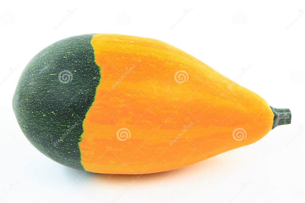 Two Coloured Smooth Skin Squash. Stock Photo - Image of oval, green ...