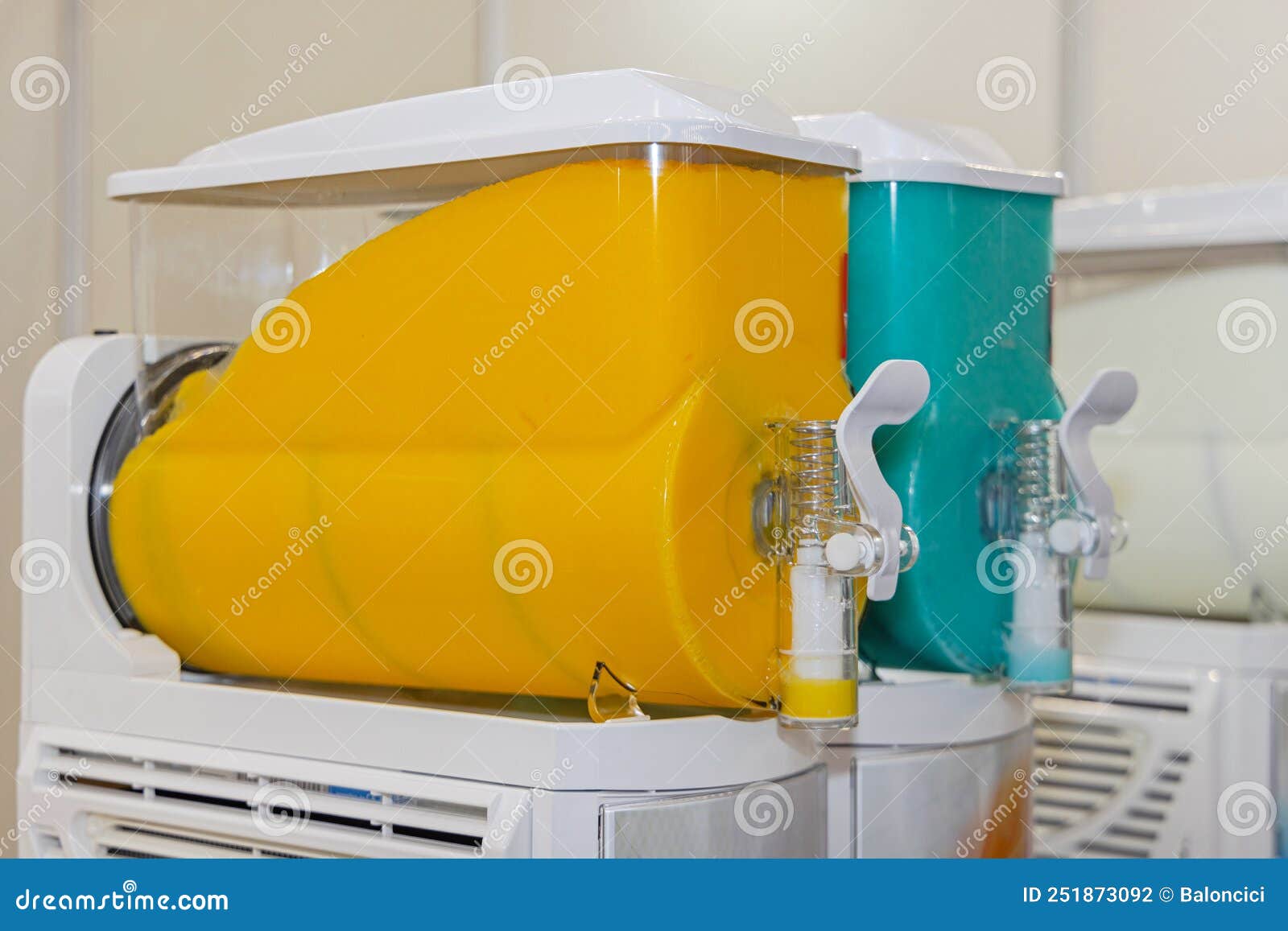 Fruit Juice Dispenser stock photo. Image of colourful - 251873092