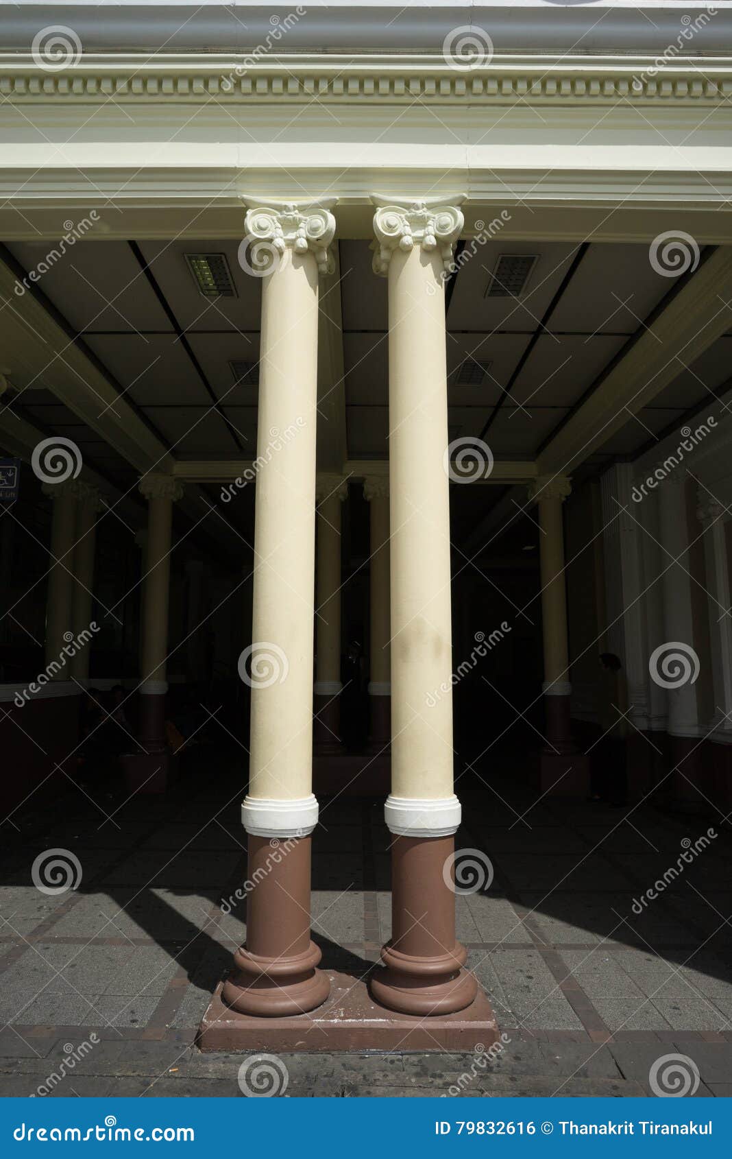 Two column stock photo. Image of railway, column, ancient - 79832616