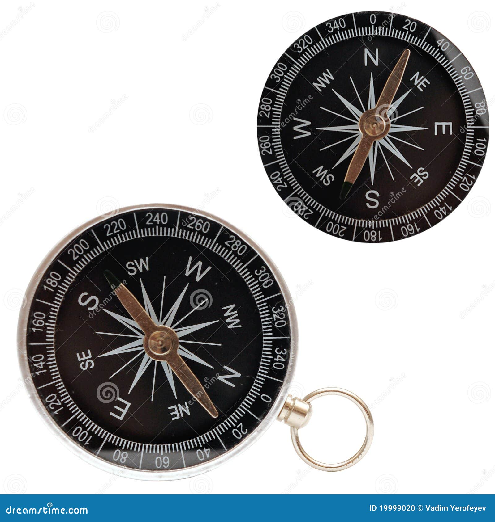 Two compass closeup stock photo. Image of waypoint, topography - 19999020