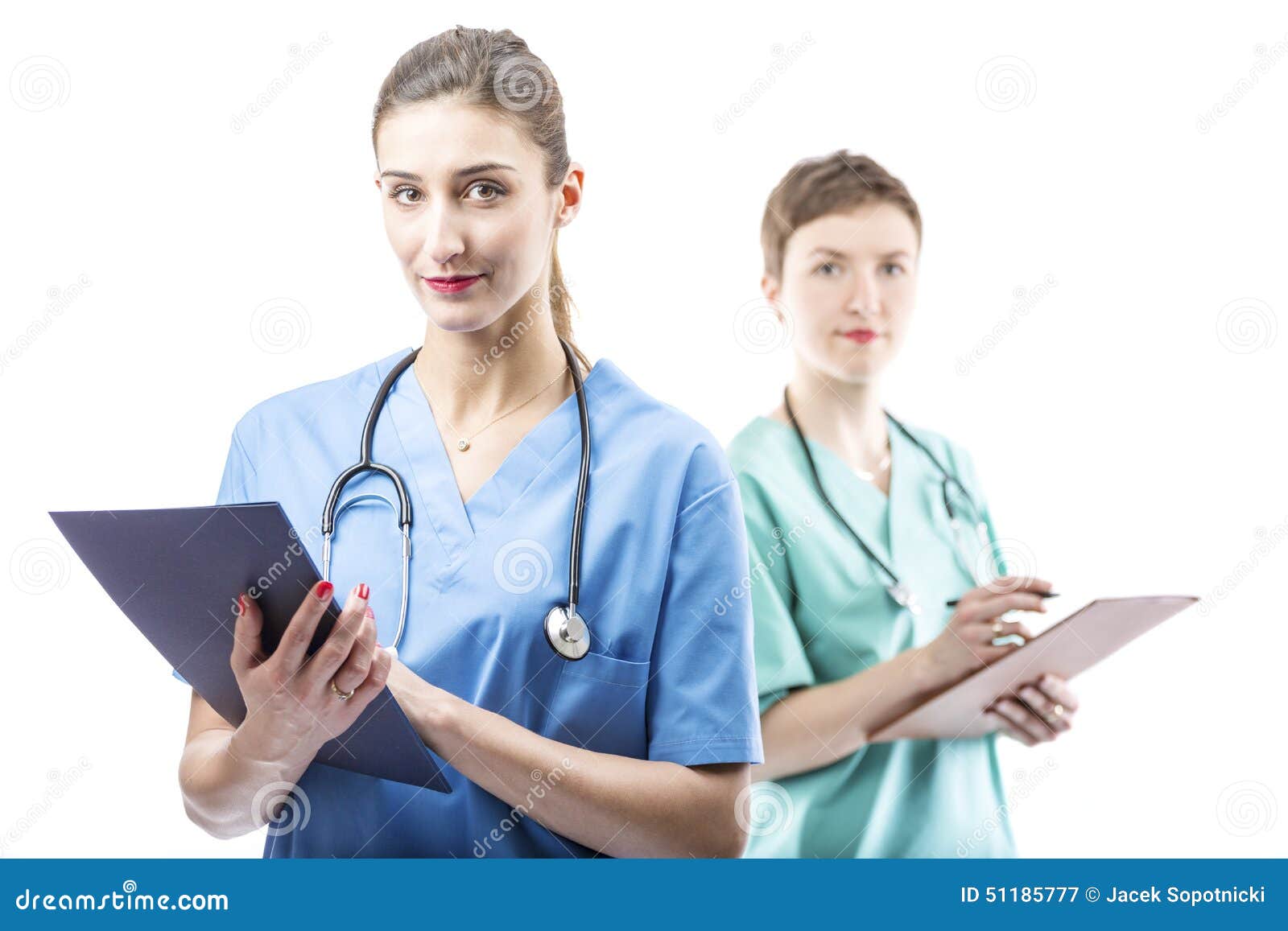 Two Competent Doctors Ready To Help Stock Image - Image of emergency ...