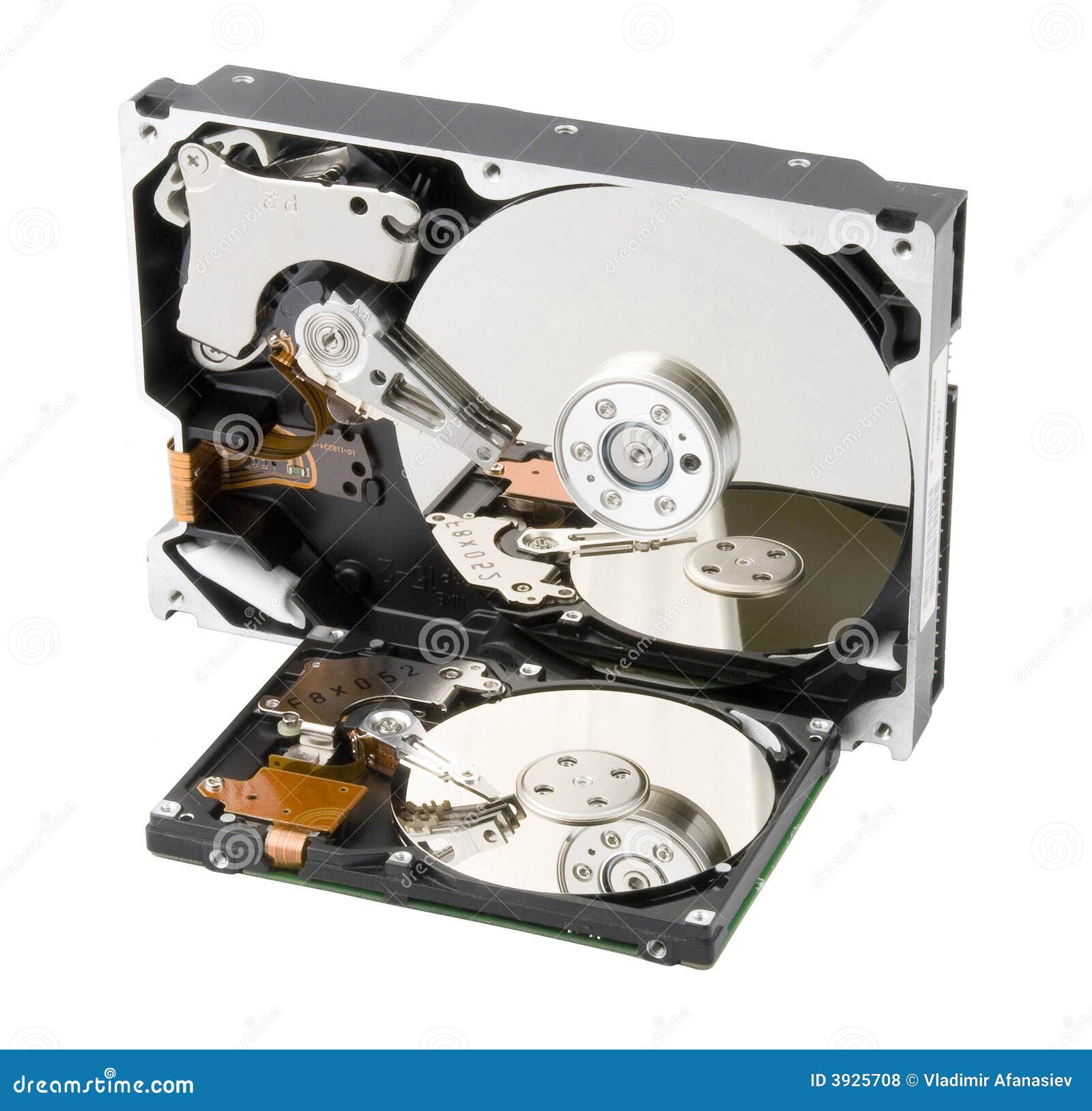 Two computer hard disk stock photo. Image of backup, warehouse - 3925708