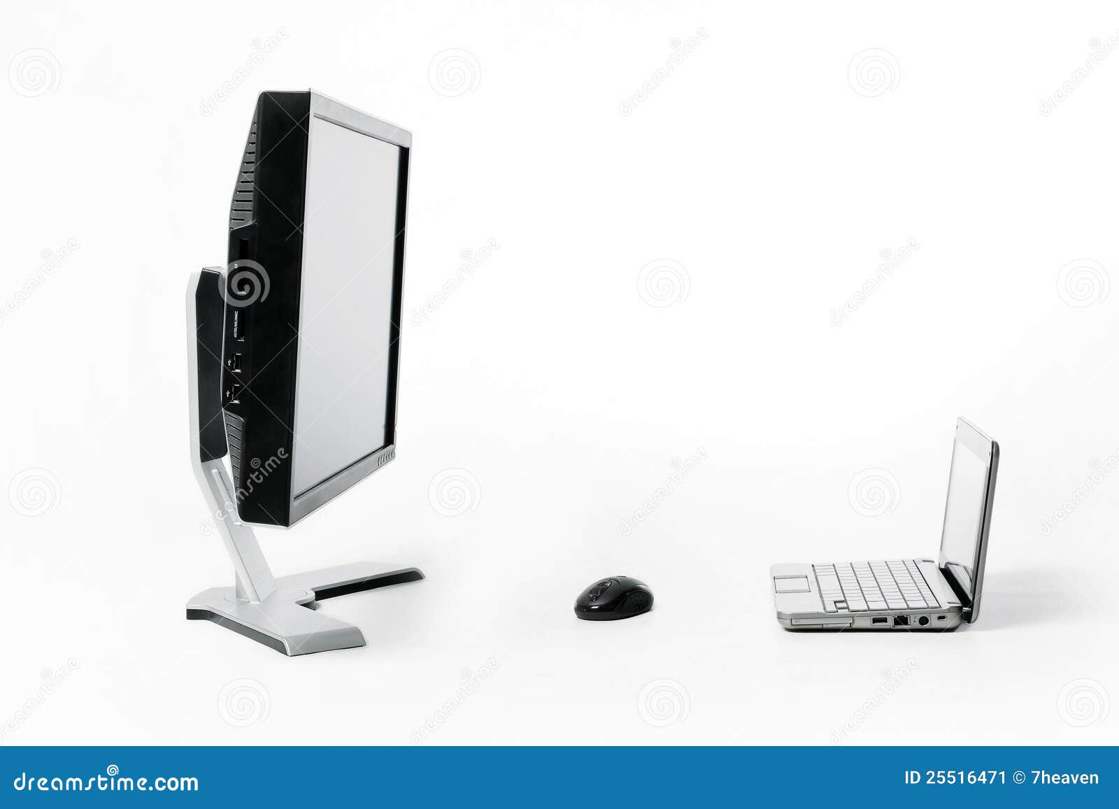 Two computers stock image. Image of connection, mirroring - 25516471