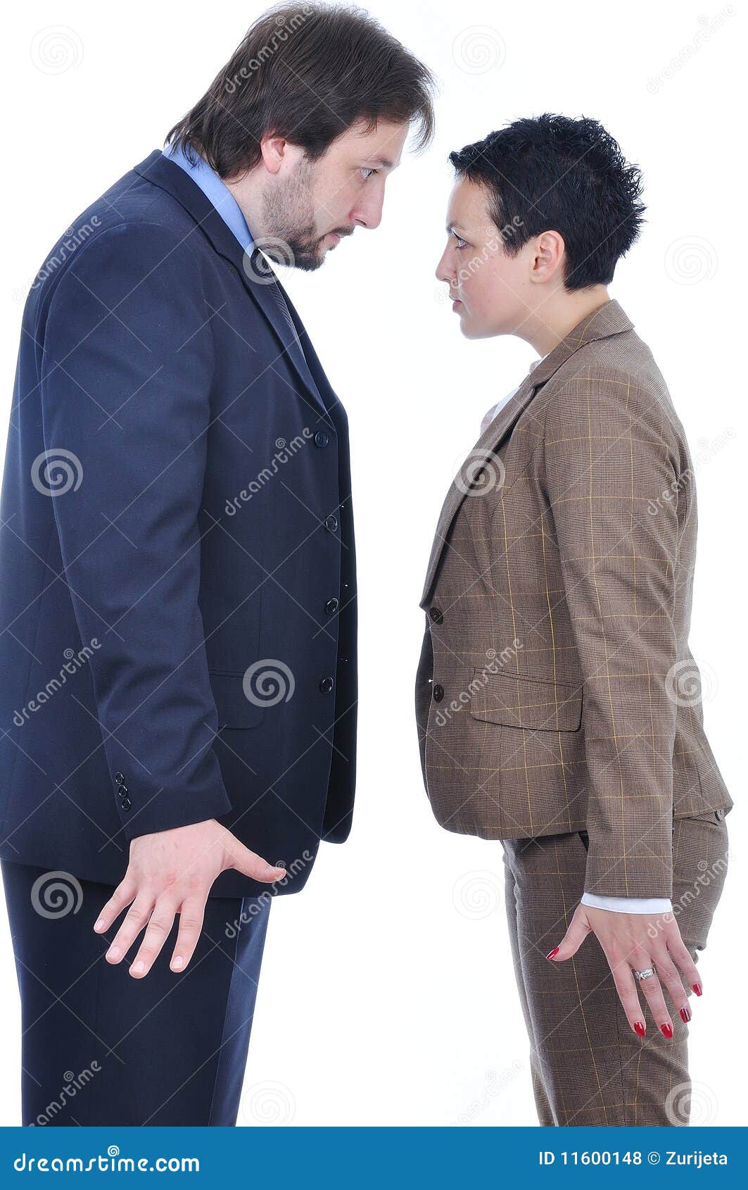 Two confronted persons stock photo. Image of dispute - 11600148