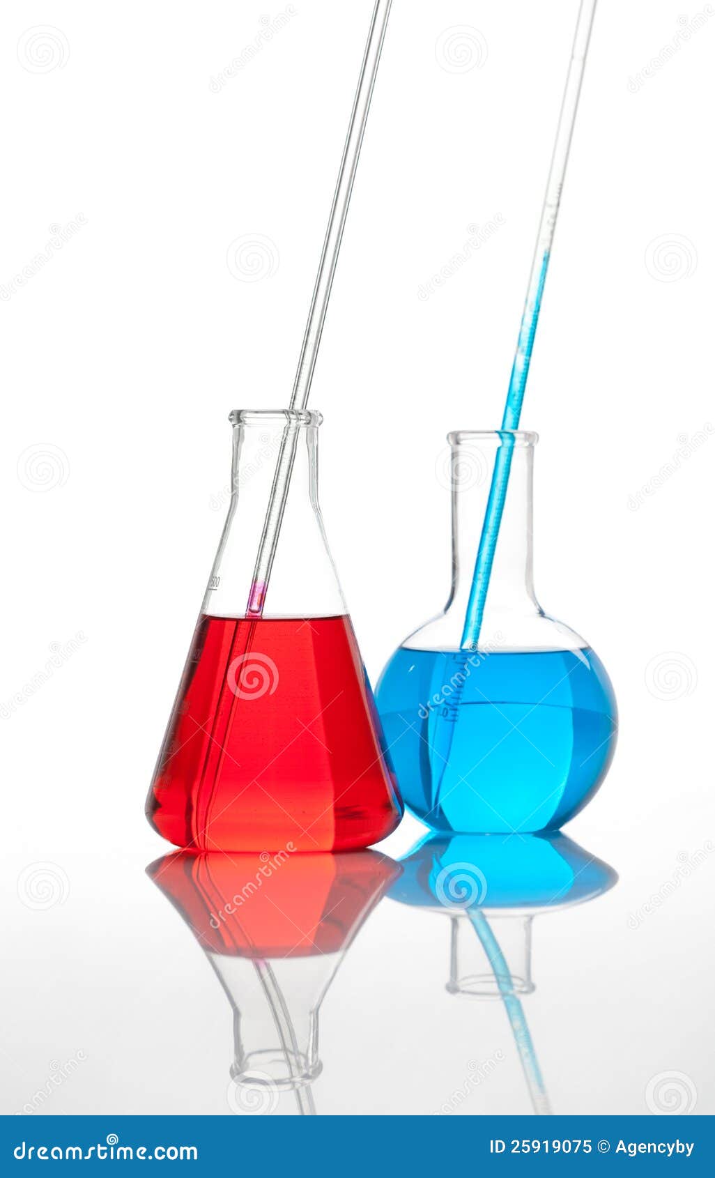 Two Conical Laboratory Flasks Stock Image - Image of shot, chemically ... Two Conical Laboratory Flasks Stock Image - Image of shot, chemically ...