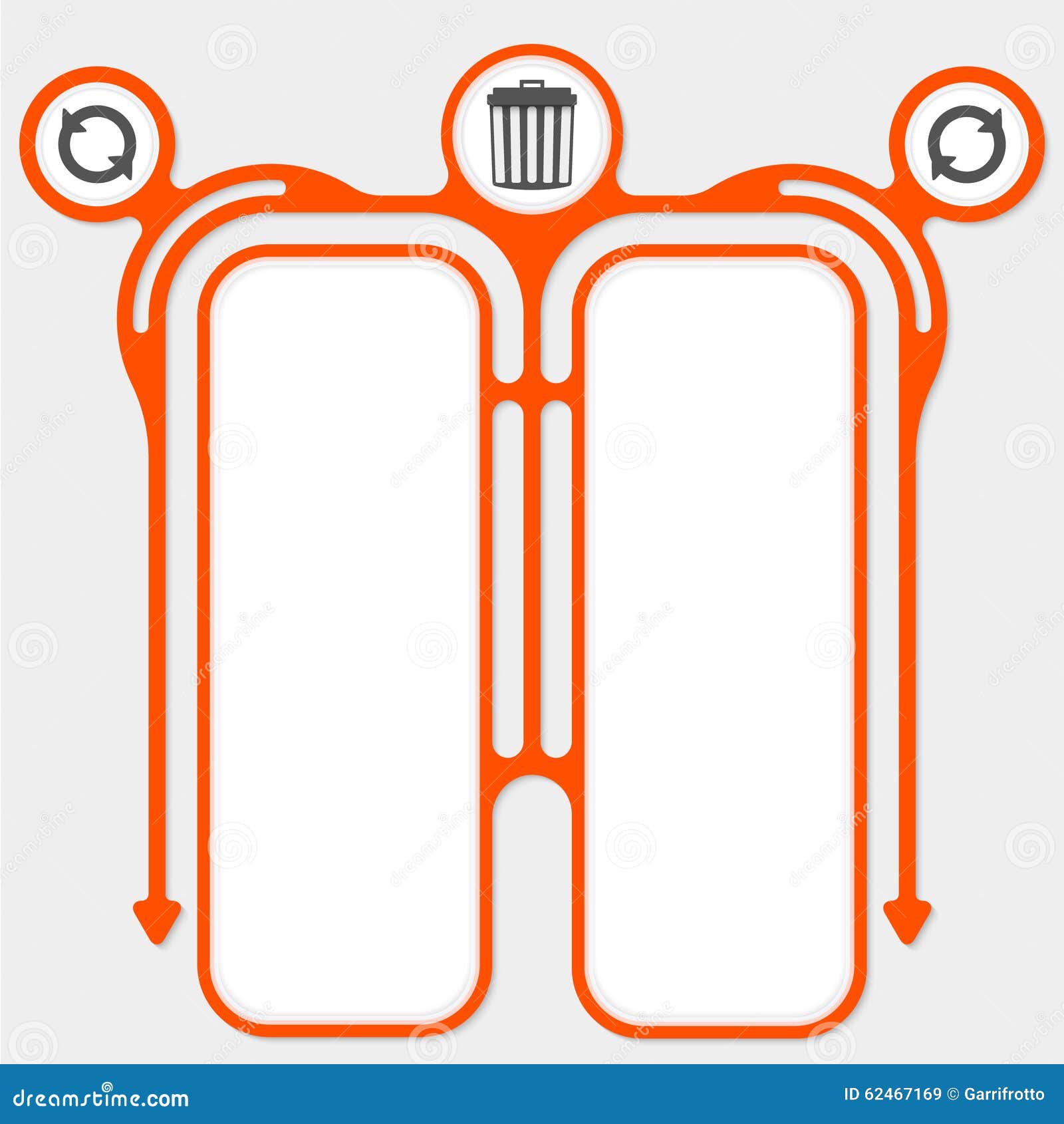 Two connected frames stock vector. Illustration of isolated - 62467169