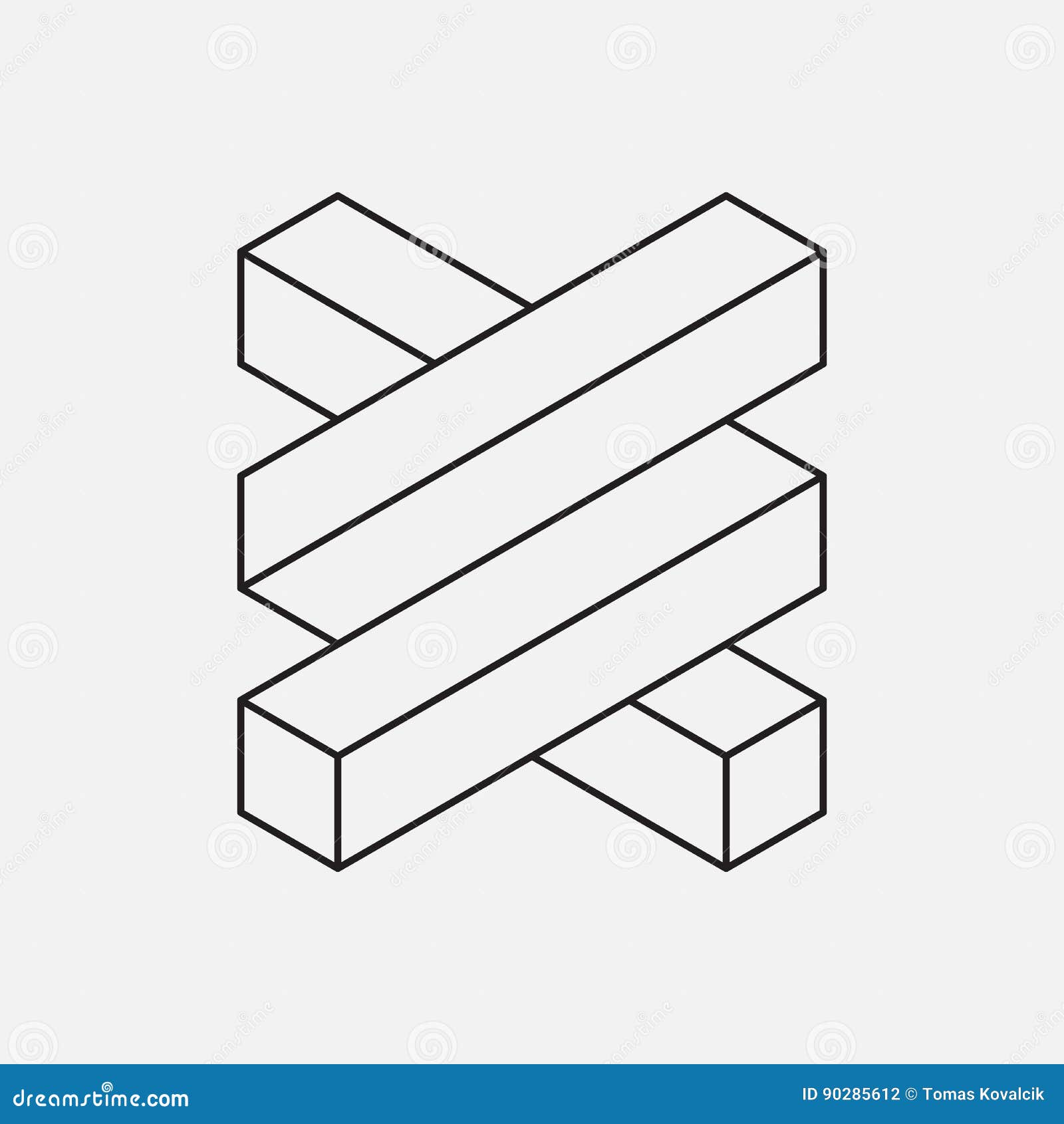 Two connected objects stock vector. Illustration of connected - 90285612 Two connected objects stock vector. Illustration of connected - 90285612