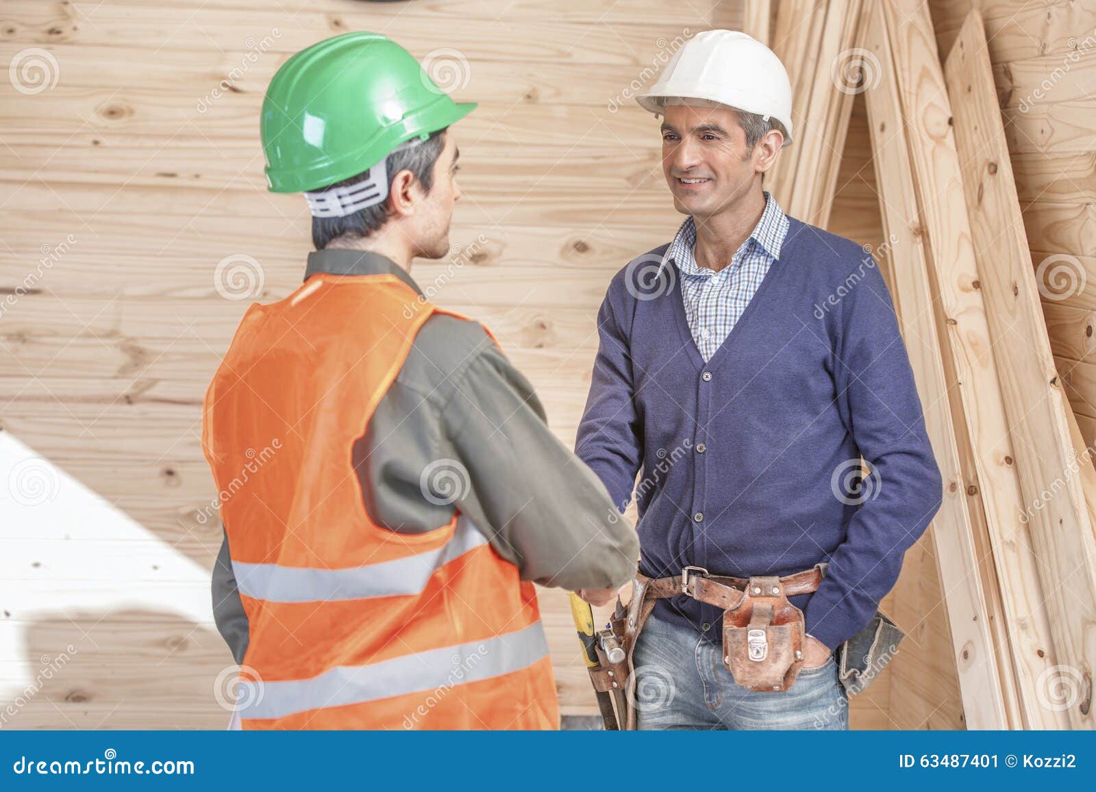 Two Construction Professionals Stock Image - Image of civil ...
