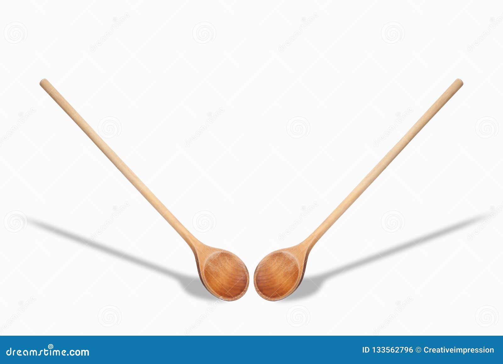 Two cooking spoons stock photo. Image of spoons, isolated - 133562796