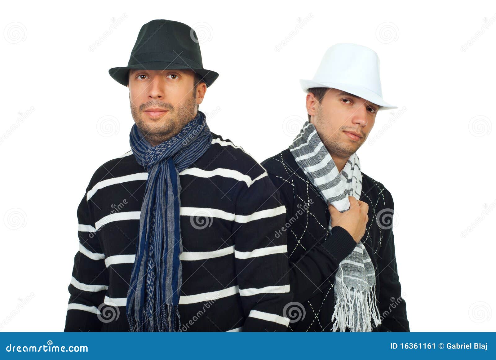 Two cool elegant men stock image. Image of posing, serious - 16361161