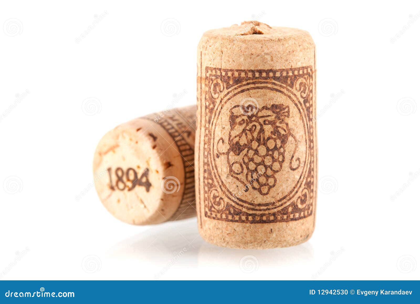 Two corks stock photo. Image of white, simplicity, brown - 12942530