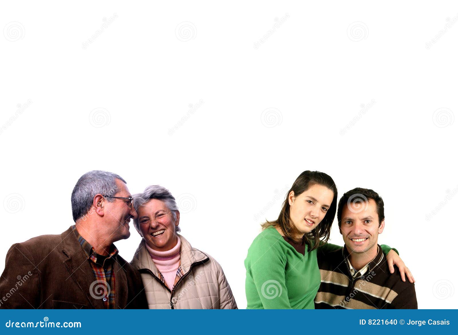 Two Couples, Two Generations Stock Photo - Image of grandmother, mother ...