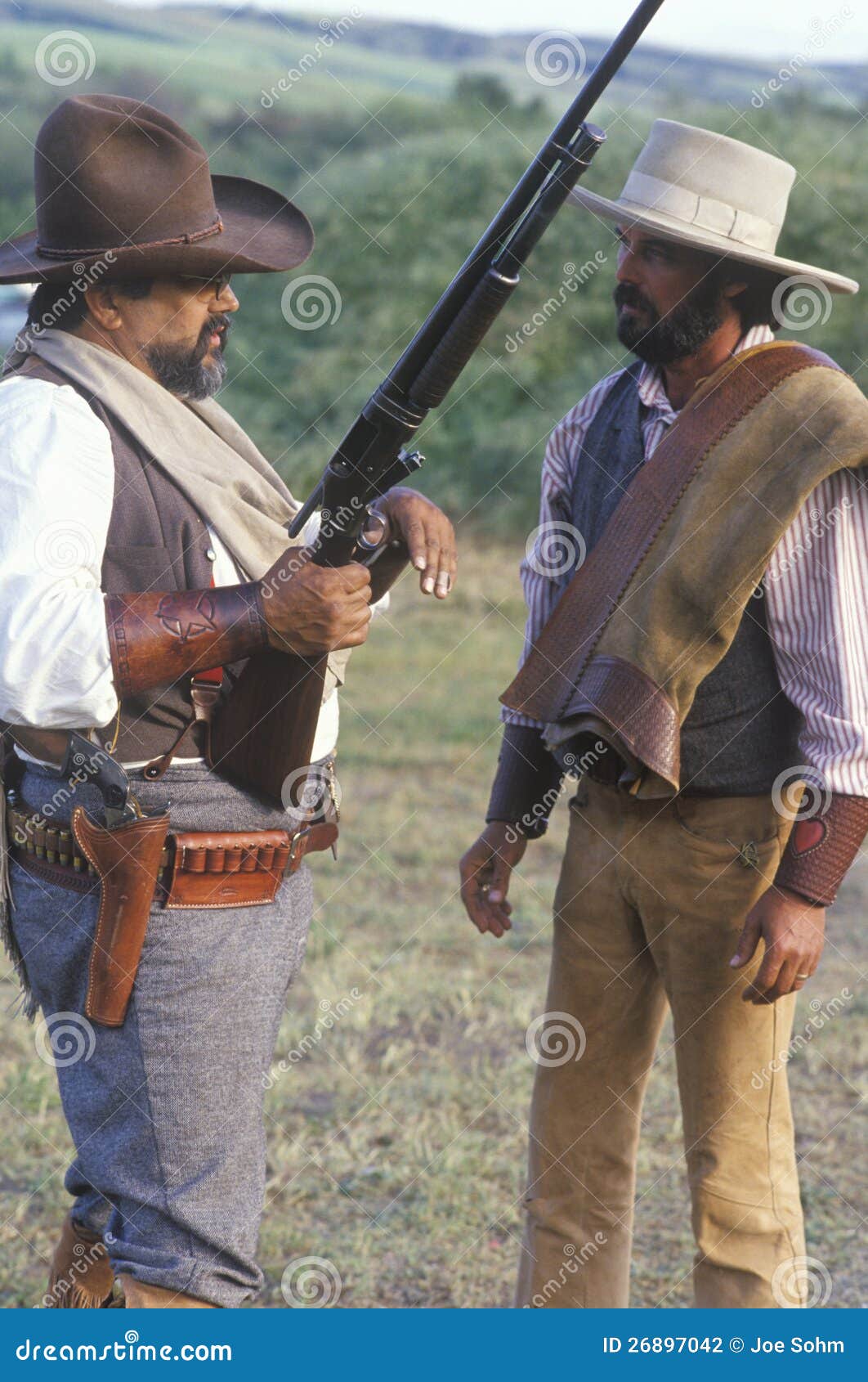 Two cowboys editorial photography. Image of living, cowboy - 26897042