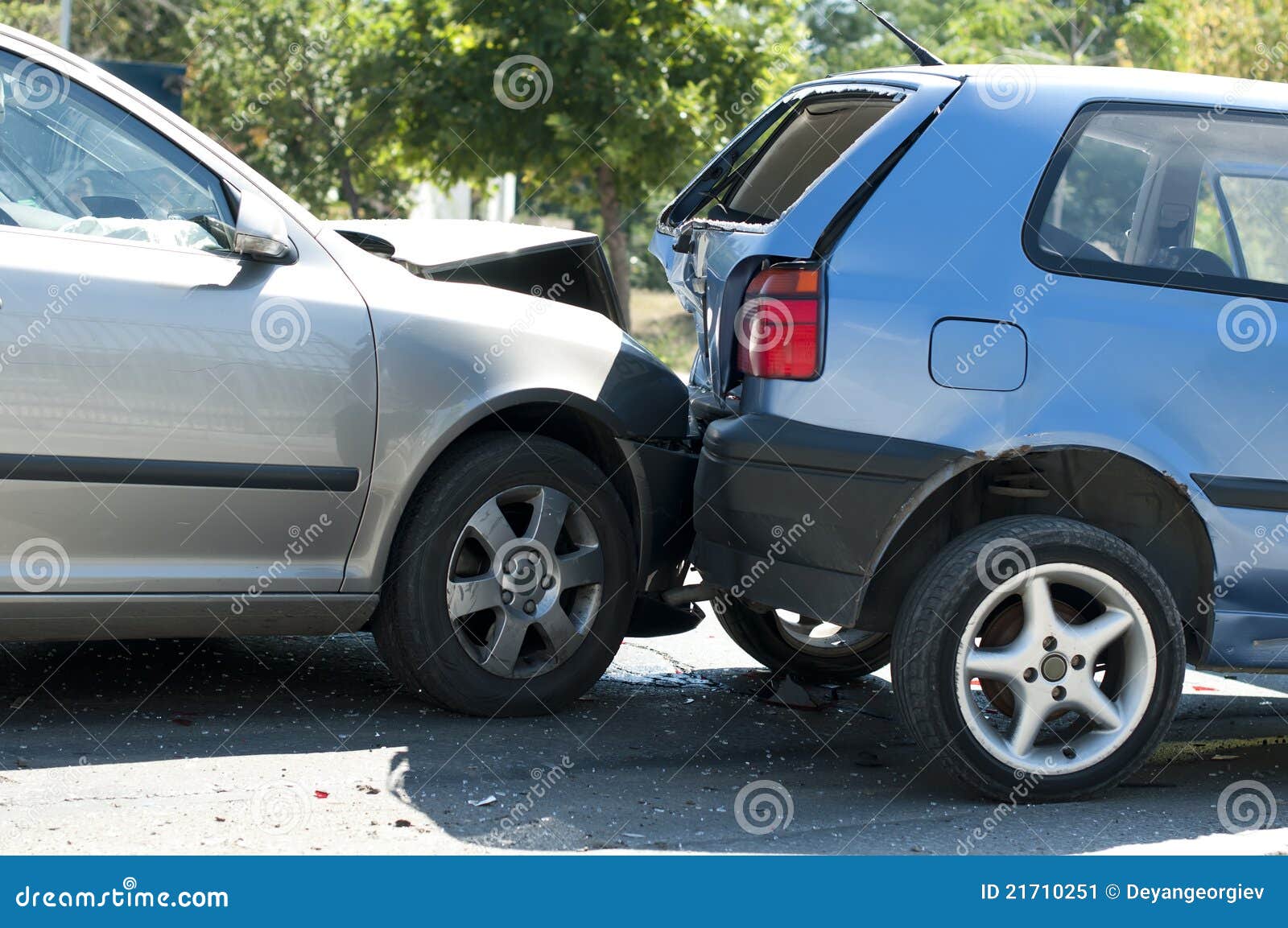 Two crashed cars stock image. Image of emergency, highway - 21710251