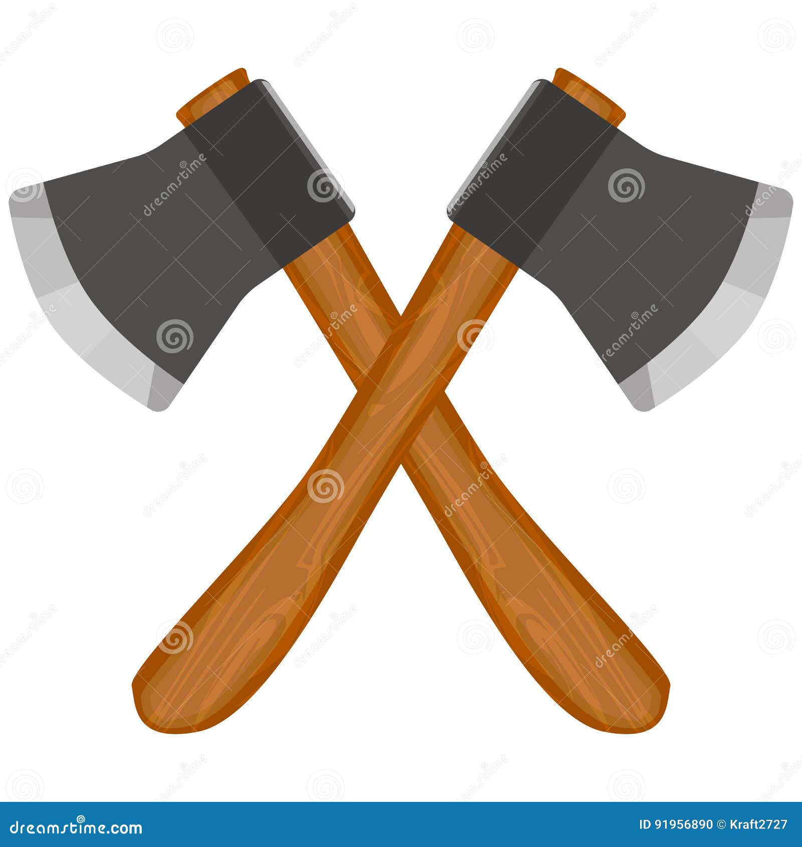 Two cross ax stock vector. Illustration of label, battle - 91956890