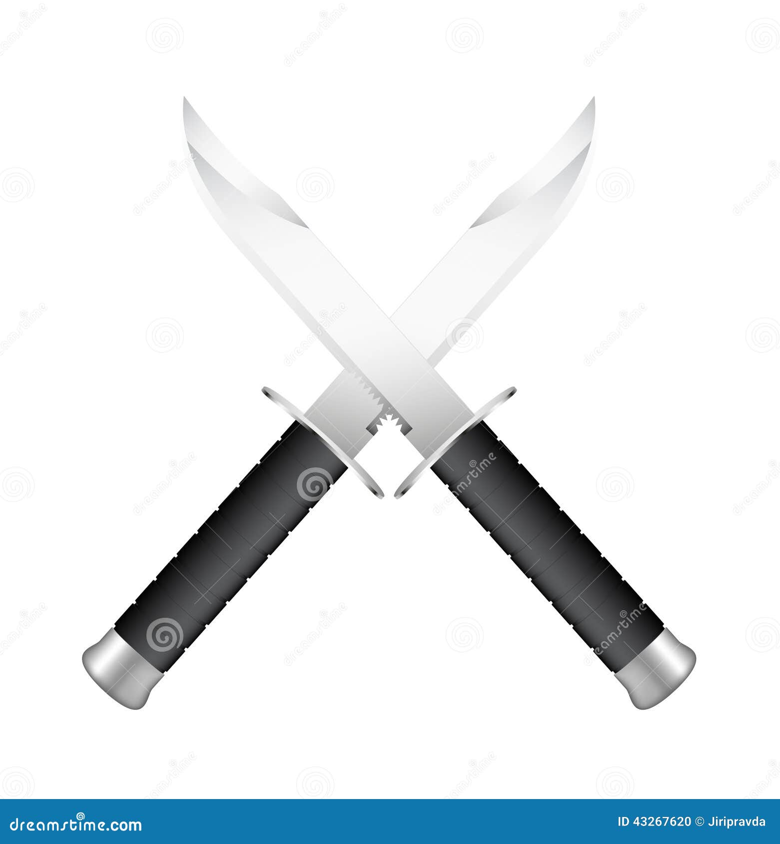 Two Crossed Knives Stock Illustrations – 111 Two Crossed Knives Stock ...